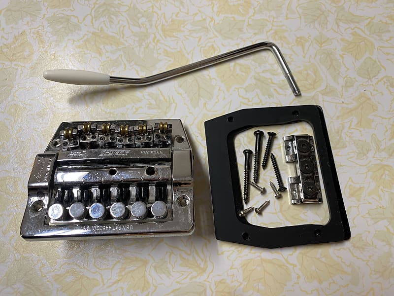 Kahler 2300 Flyer and locking nut 1985 - Chrome | Reverb