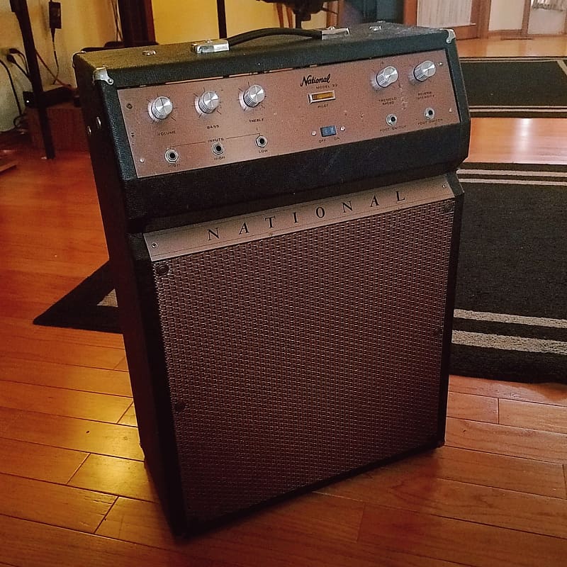 National Model 22 Guitar Amplifier 1967 Copper On | Reverb Australia