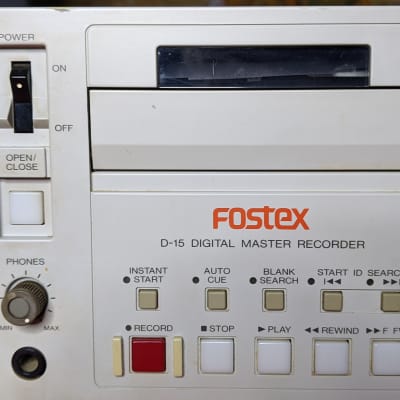 Fostex D-15 Professional Timecode Digital Master Recorder DAT | Reverb