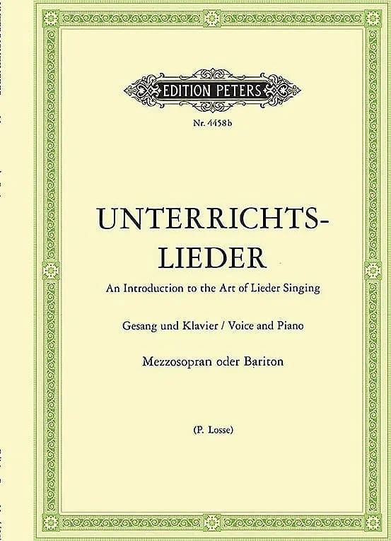 Album of 60 Lieder from Bach to RegerAn Introduction to the | Reverb
