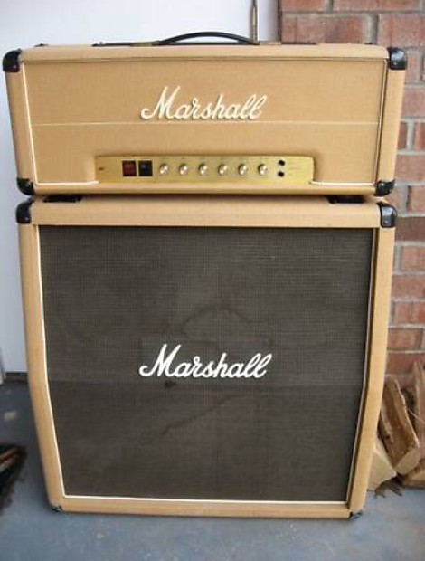 Marshall JMP Mk 2 100wt Stack Amp Head Cab 1977 Fawn | Reverb