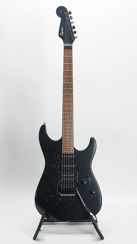 Fender Squier StageMaster SSH - Black | Reverb