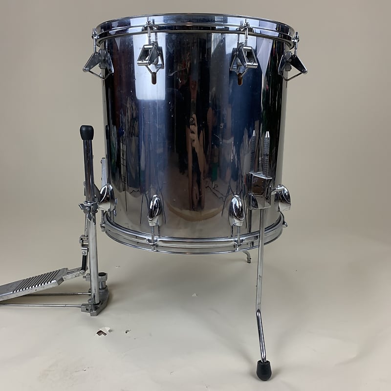 Yamaha FT-916T 16x16 floor tom Timpani 1980 Chrome | Reverb