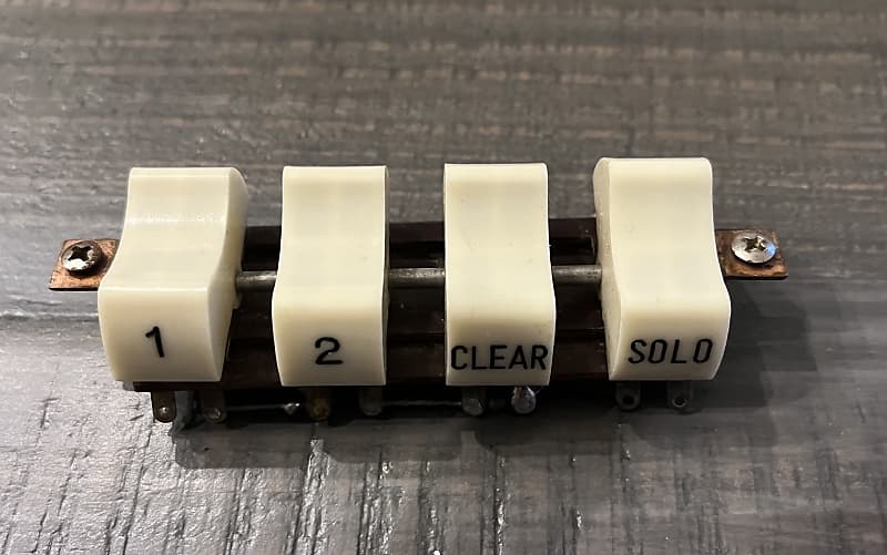 Vintage MIJ 1960’s ZenOn switch bank rocker selector switches | Reverb