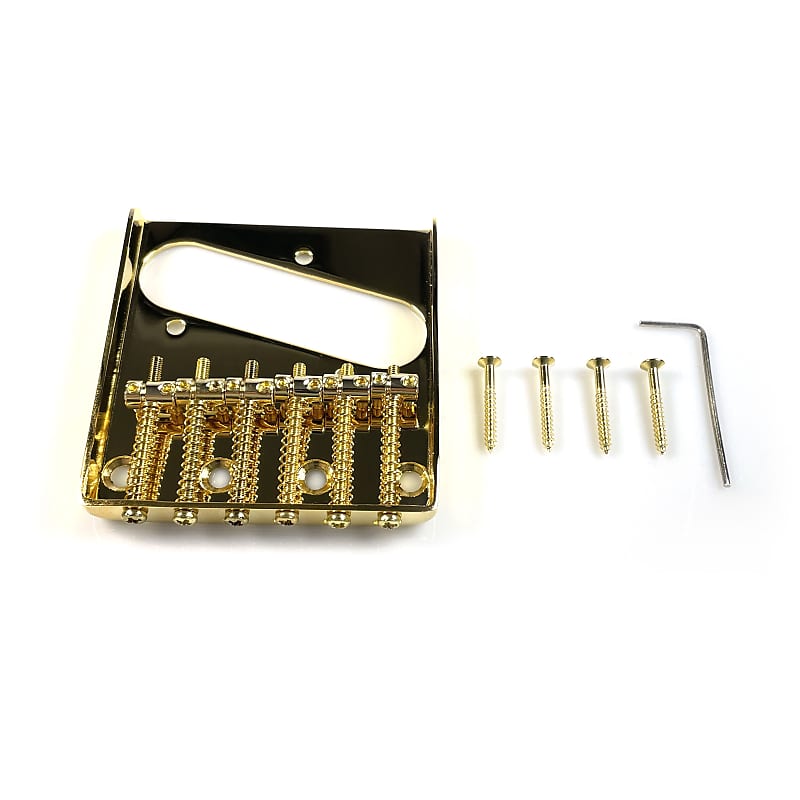 Telecaster Vintage Ashtray Bridge - 6 Individual Plated | Reverb UK