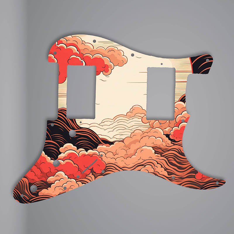 Fender Stratocaster Pickguard HH 3 Ply (W/B/W) 11 mounting | Reverb UK