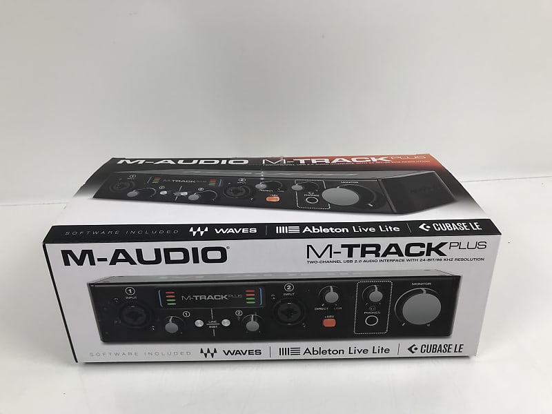 M-Audio M-Track Plus 2x2 Audio Interface w/ USB Cable | Reverb