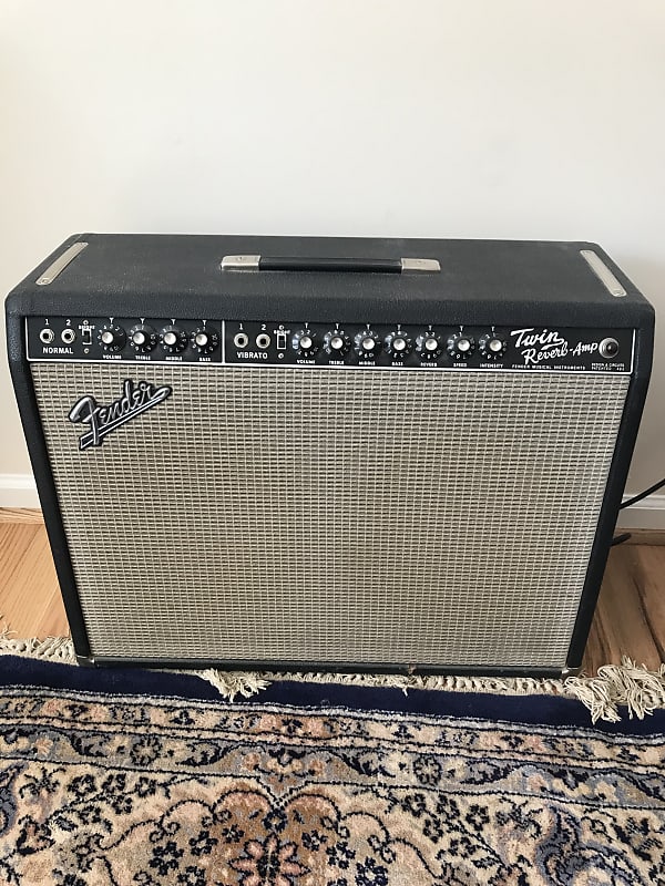 Fender Twin Reverb 1966 Blackface Amp | Reverb