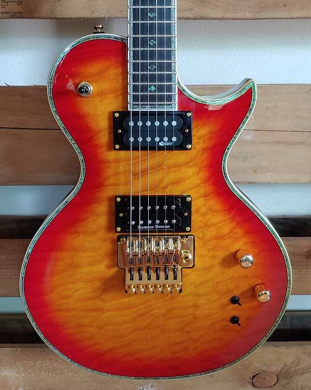 2008 Fernandes Monterey Elite With Sustainer & Floyd Rose | Reverb