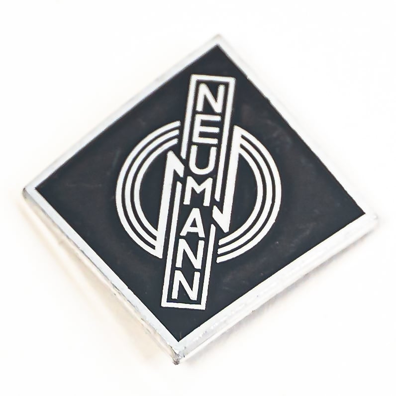 Neumann Logo Badge for Vintage U47 Microphone - Genuine | Reverb