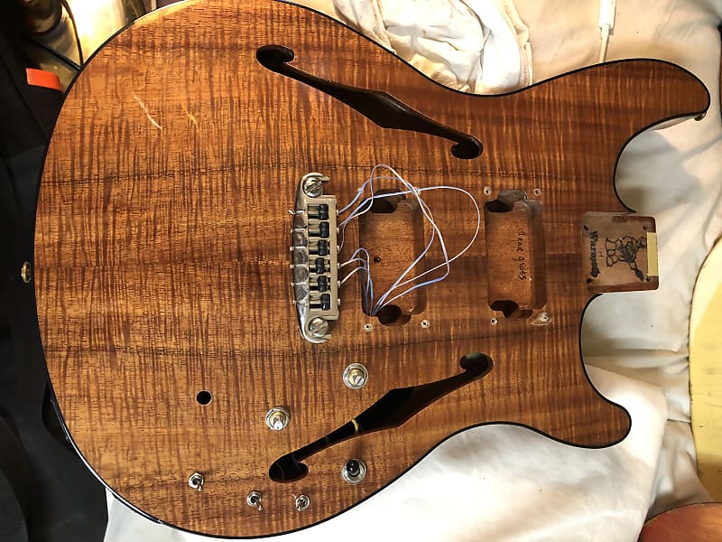Warmoth VIP Flamed Koa top | Reverb