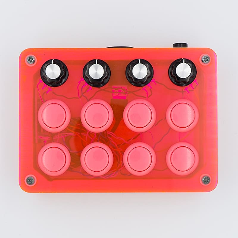 Paradise MIDI Custom MIDI Arcade Button Controller - 08K Pink | Reverb