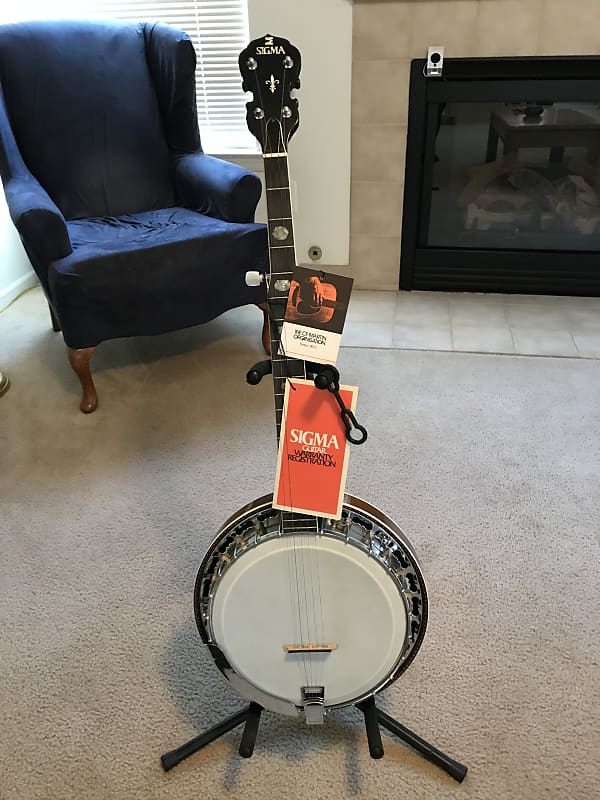Sigma Martin 5 String Banjo W/Case | Reverb