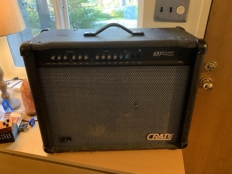 Crate GFX-212T with Channel Tracking Black | Reverb