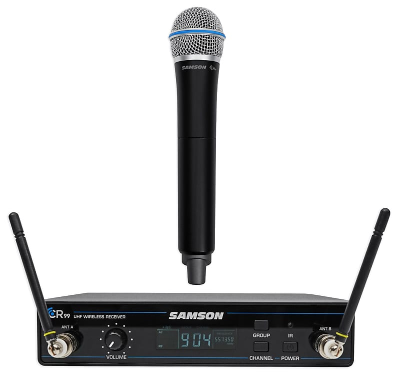 SAMSON Concert 99 Wireless Handheld 80-Ch UHF Microphone 4 | Reverb