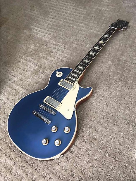 Gibson Les Paul Studio 2011 Pelham Blue (added binding and | Reverb