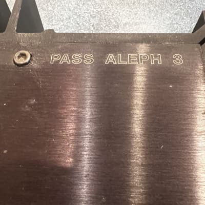Pass Labs Aleph 3 1990's - blacl | Reverb