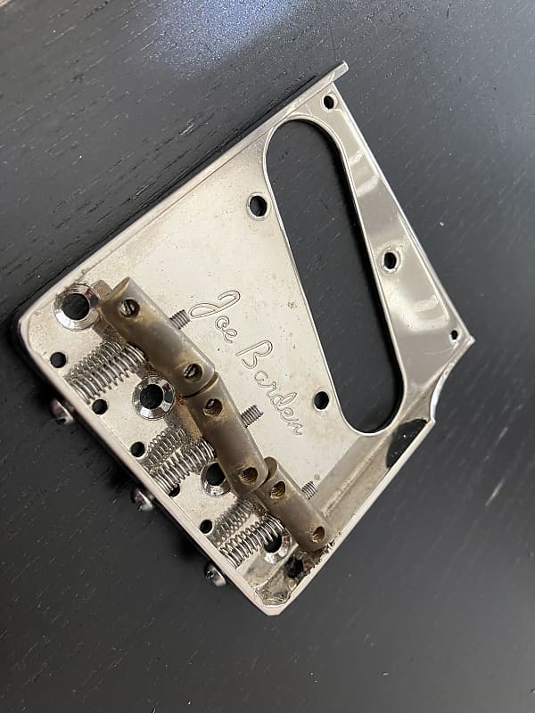 Allparts Joe Barden Telecaster Bridge - chrome | Reverb