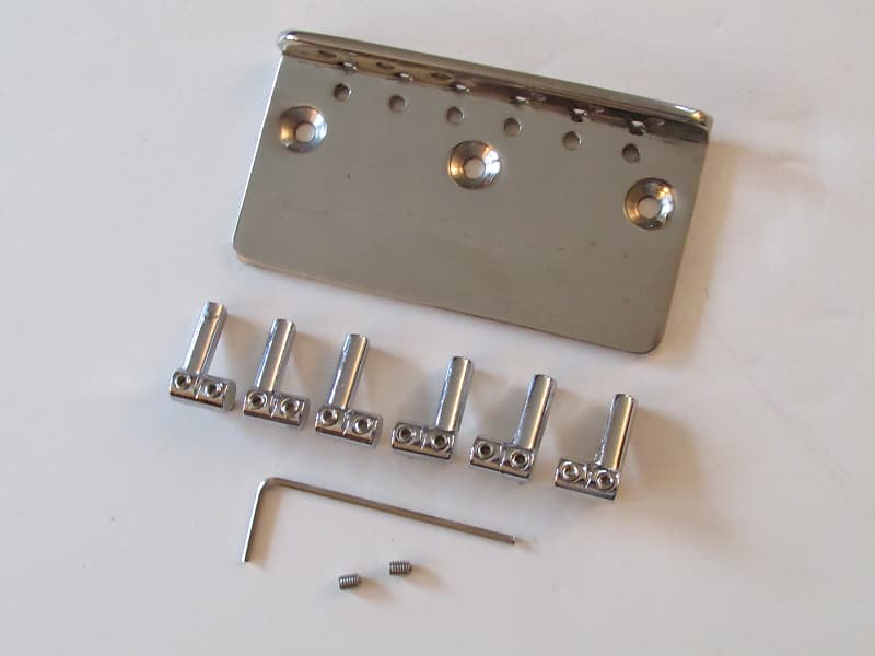 Feiten Guitars Hardtail Top Loader Bridge Plate & Saddle Set | Reverb