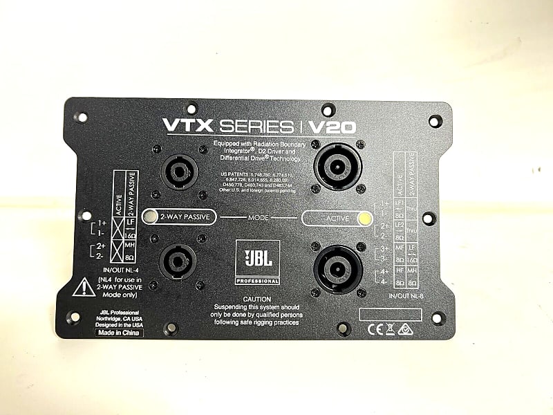 JBL VTX Series V20 Back Plate #03689 (One)THS | Reverb