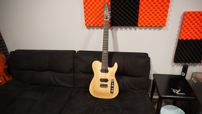 Chapman ML-7 T, 7 string Tele style guitar 2014 - Natural | Reverb