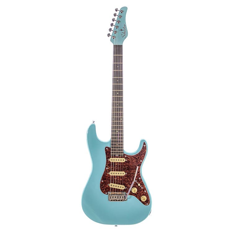 SCHECTER R66 TRADITIONAL Vintage Sixties Sonic blue | Reverb