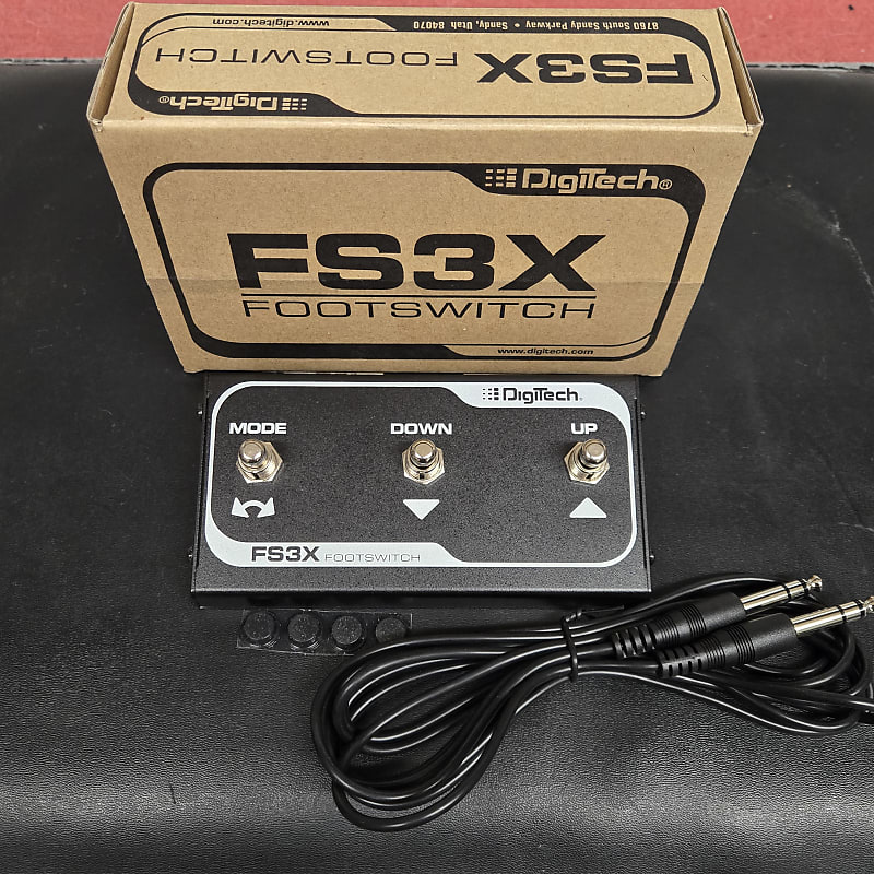 DigiTech FS3X 3 Button Footswitch 2010s - Black | Reverb