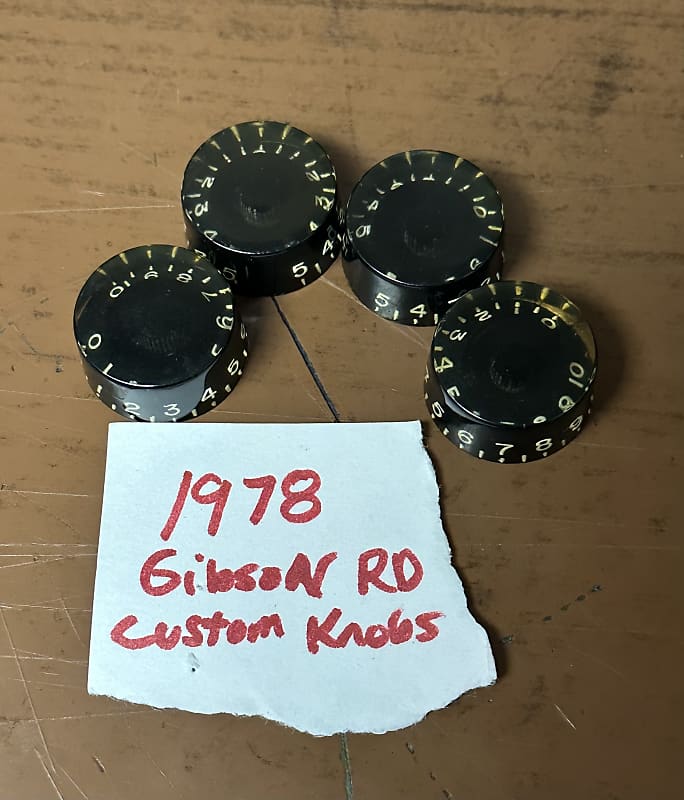 1978 Gibson RD Custom Knobs Knobs | Reverb