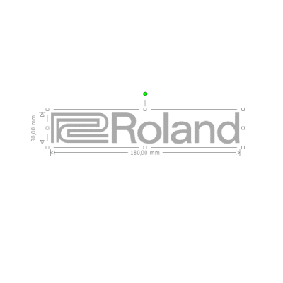 Logo ROLAND - Pack of Adhesive Vinyl Stickers Decal | Reverb France