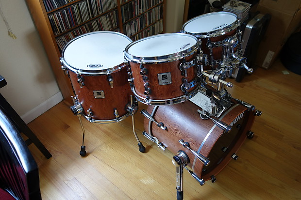 Sonor Designer bebop kit 10/12/14/18 – 1990s – bubinga finish | Reverb