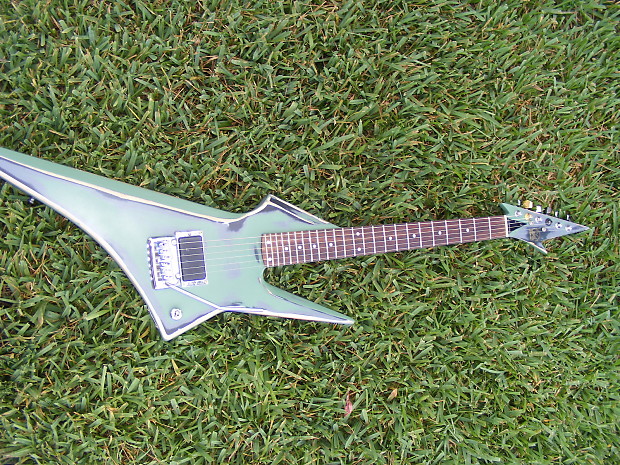 Hondo Death Dagger 1-H 80s Relic gray,green | Reverb