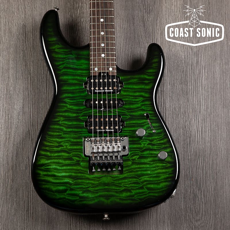 2019 Charvel MJ San Dimas Style 1 HSH FR PF QM Made in Japan | Reverb
