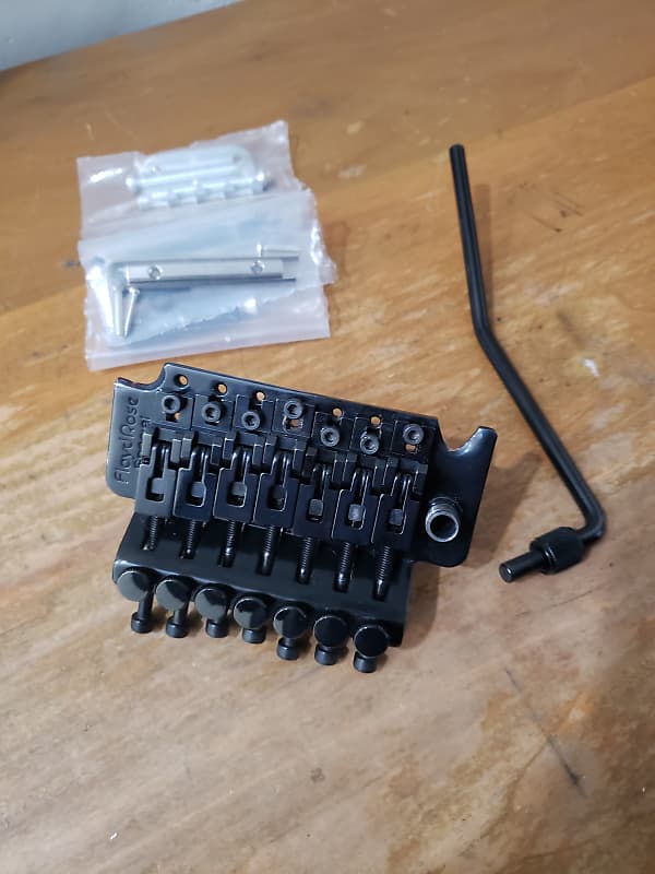 7 string Floyd Rose Special Black Guitar Tremolo Bridge | Reverb