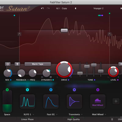 FabFilter Saturn 2 Plug-In Software Card | Reverb