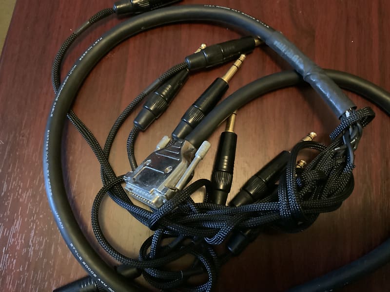 Mogami Mogambi gold DB25-TRS 8 channel analog interface cable | Reverb