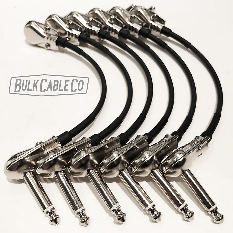 6" Pedal Board Patch Cable - 6 Pack - George L's .155 - | Reverb