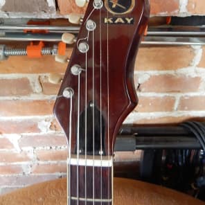 Vintage 1968 Kay K-585 rare model double cut Kessel | Reverb Australia