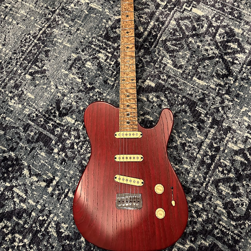 Kiesel Johnny Hiland JH6 Custom Guitar Scarlet Red Unique | Reverb