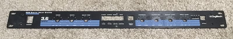 Vintage Digitech RDS Digital Delay Face Plate - Parts Only | Reverb