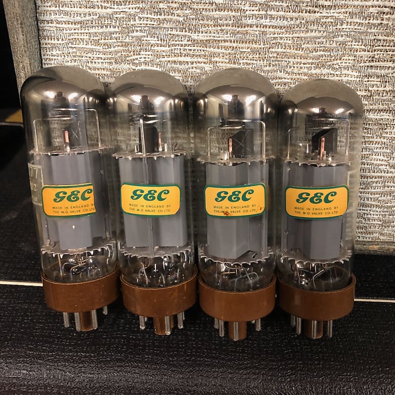 Vintage 1970s GEC KT77 Perfect Matched Quad 4x Set | Reverb UK