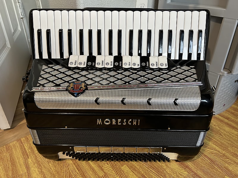 Moreschi Accordion double chamber 60s - Black gloss | Reverb