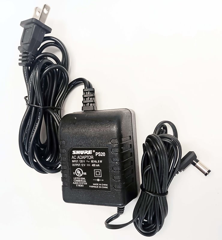 Shure PS20 12VDC Power Supply for Wireless Systems | Reverb