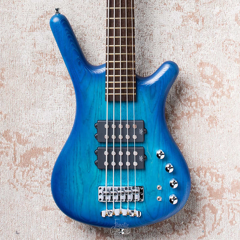 Warwick Teambuilt Pro Series Corvette $$ 5 - Lagoon Blueburst | Reverb