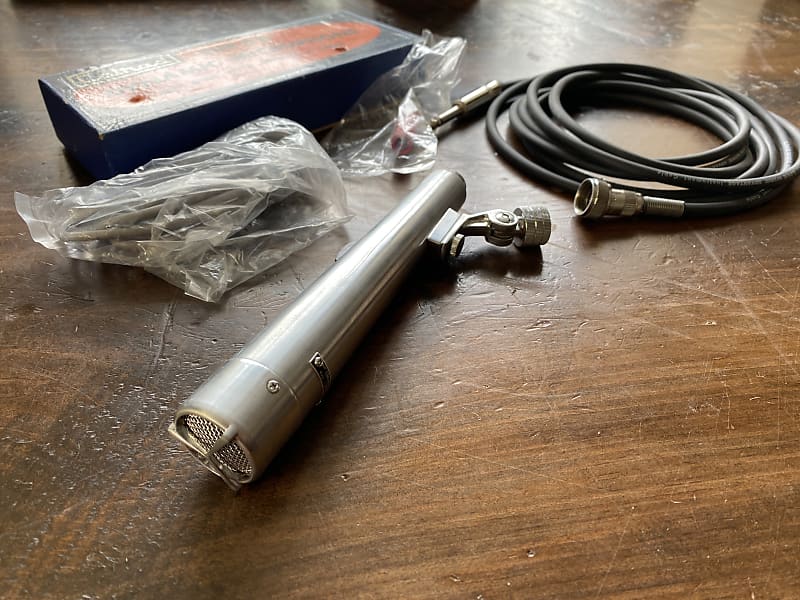 Calrad DM8B 1960s beautiful Chrome dynamic mic NIB new-in-box | Reverb