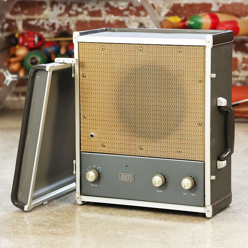 1960 Ampex 2010 Vintage Suitcase Tube Amplifier Mono Block | Reverb