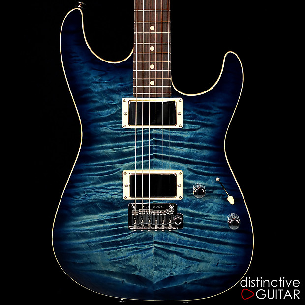 Tom Anderson Drop Top Shorty Arctic Blue Burst | Reverb UK