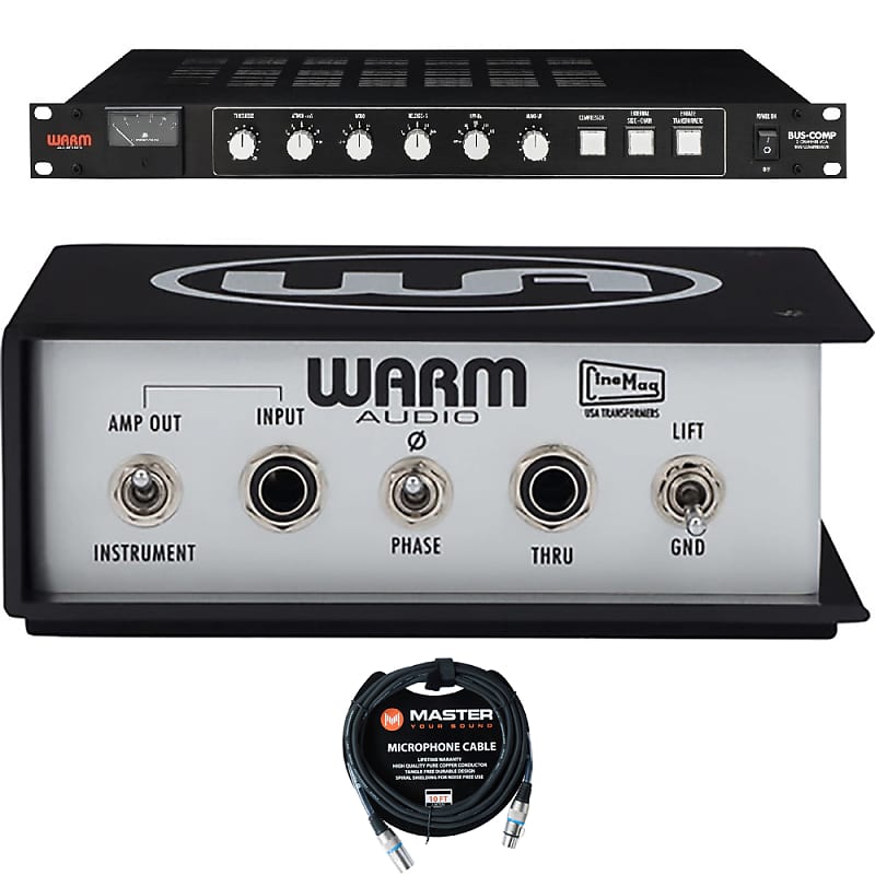 Warm Audio BUS-COMP Analog Stereo VCA Bus Compressor w/ PDB | Reverb