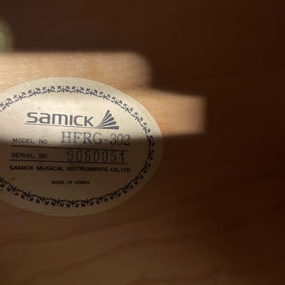 Samick HFRG-302 Archtop Hollowbody Jazzbox Guitar | Reverb