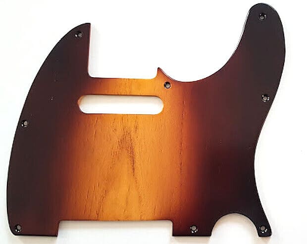 New Pickguard TELECASTER - Made Hand - Wood Ailhantus - | Reverb