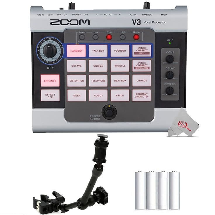 Zoom V3 Vocal Processor + Zoom HRM-11 11 Inch Handy Recorder | Reverb